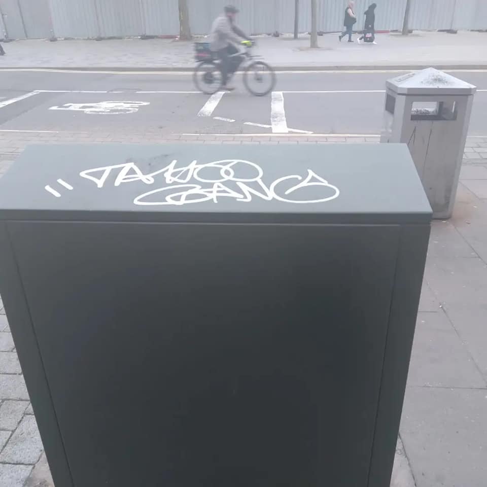 Keeping our BID Area Clean – Graffiti Removal – West Bromwich Business ...