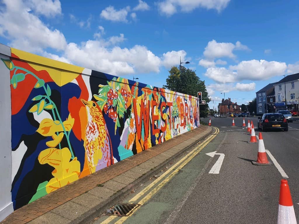 Artwork on Bull Street Hoarding – West Bromwich Business Improvement ...